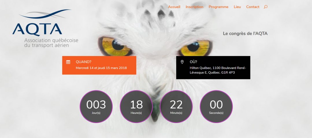 AQTA Congrès - Événement en ligne - Xpressionpub - Marketing numérique